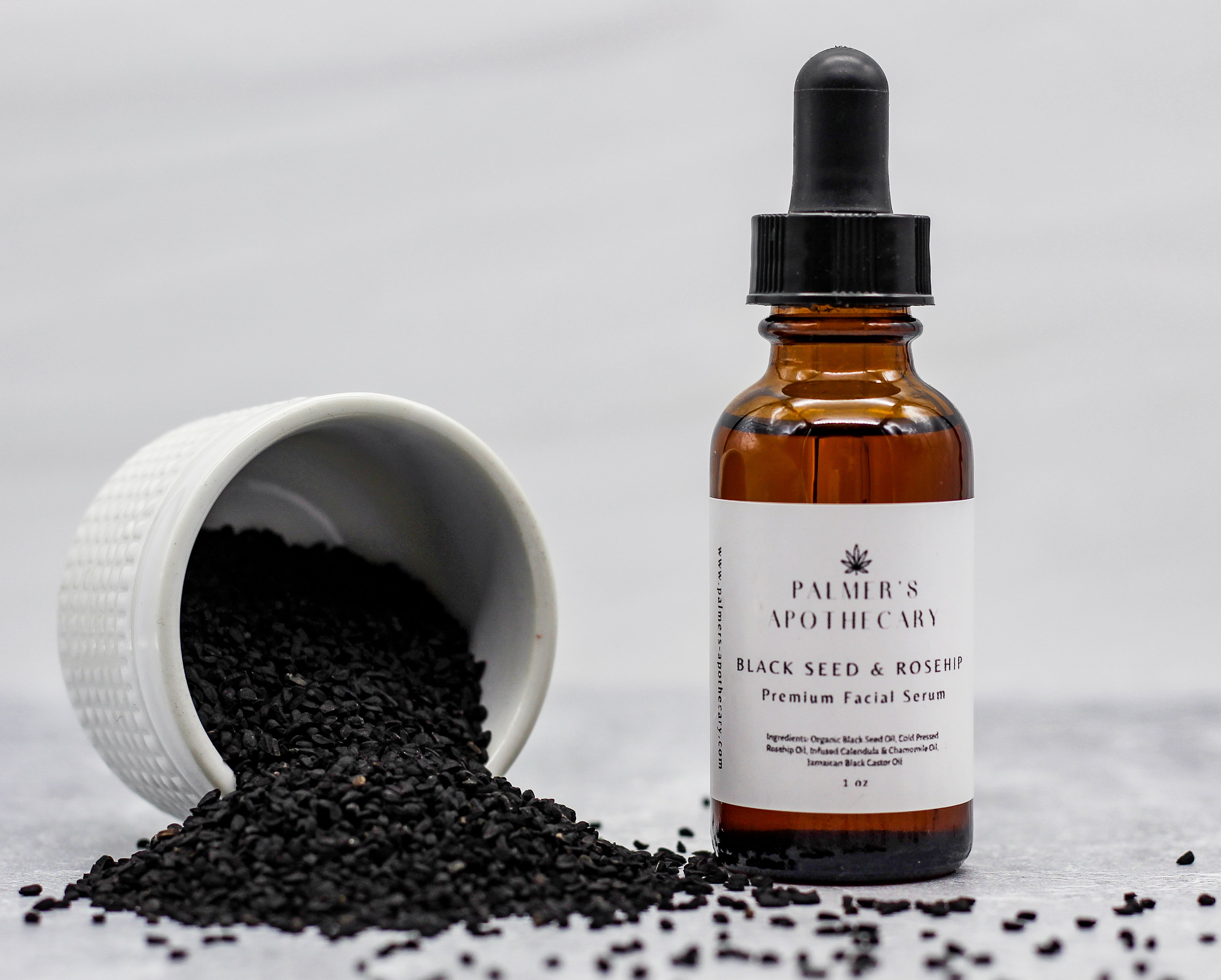 Black Seed & Rosehip Premium Facial Serum – Palmer’s Apothecary